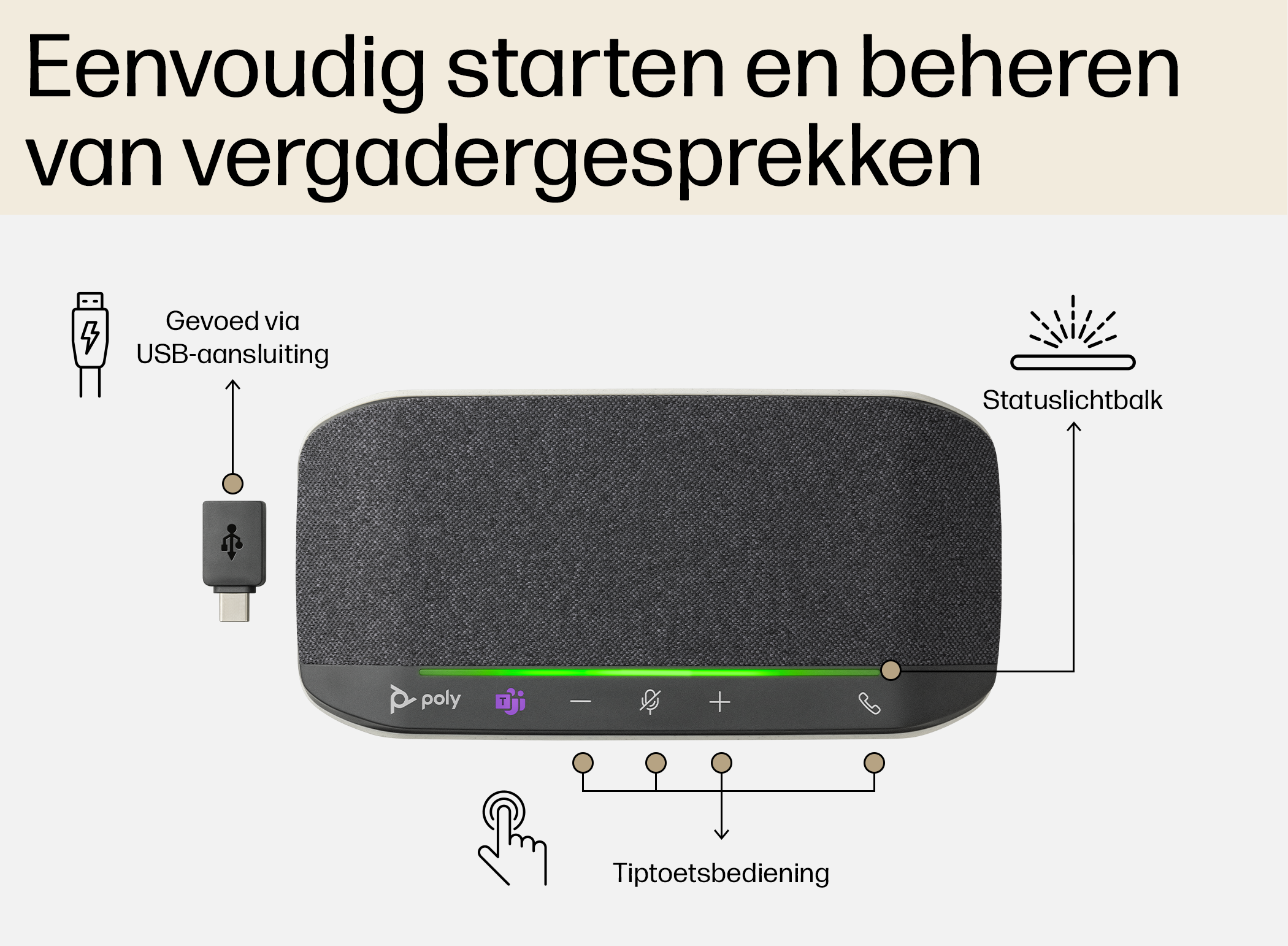 HP Poly Sync 10 Microsoft Teams Certified Speakerphone | HP Store België