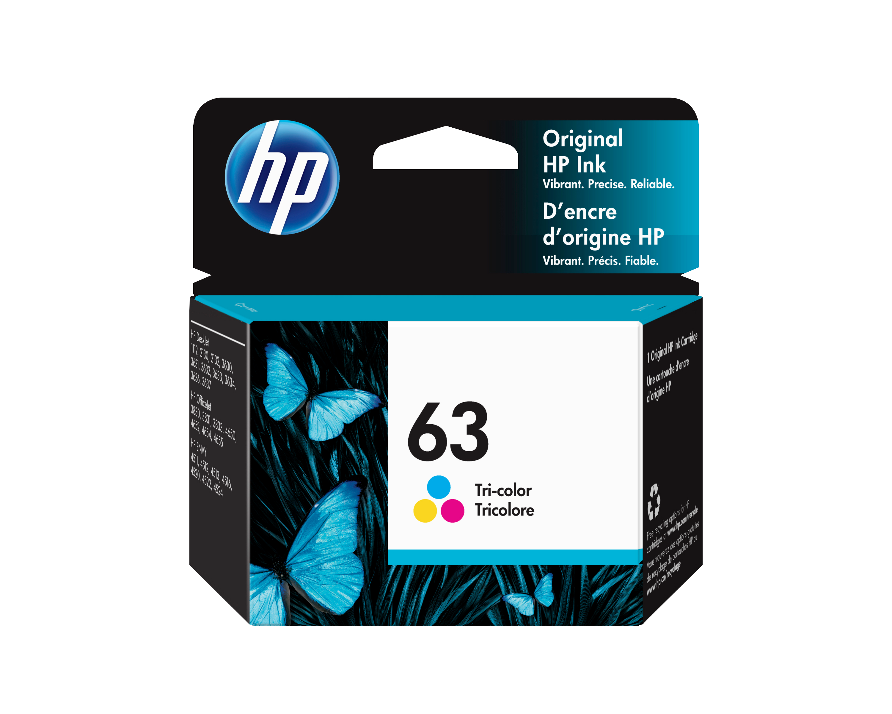 HP 63, HP 63XL Ink Cartridges