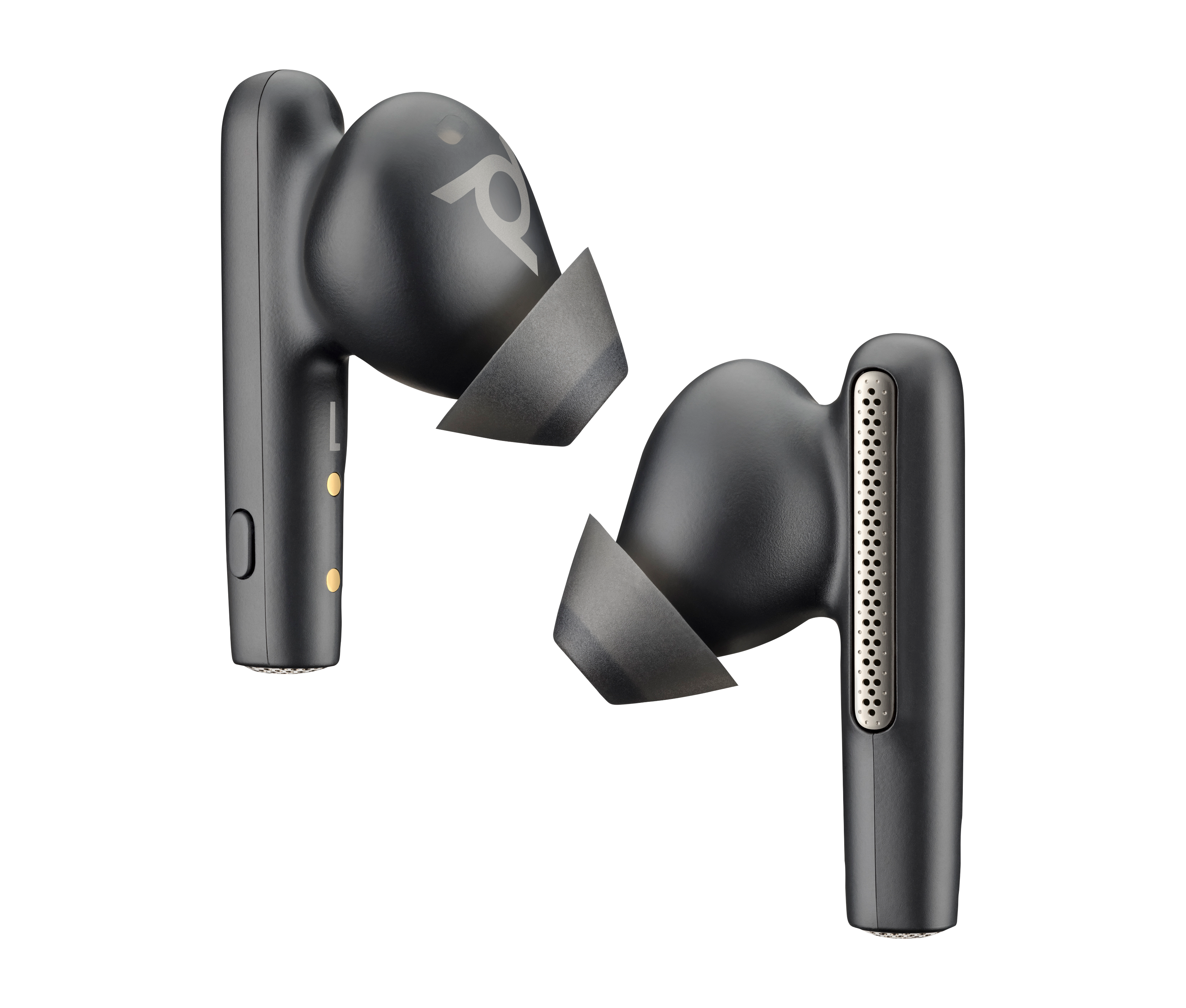 HP Poly Voyager Free 60 UC Carbon Black Earbuds +BT700 USB-A Adapter ...