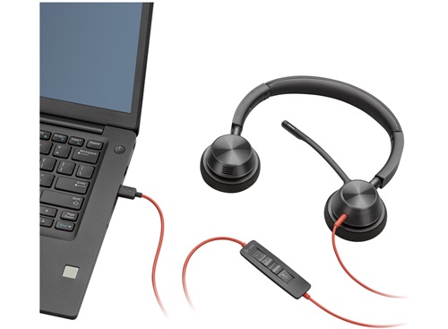 Micro-casque Poly Blackwire 3320 USB-C - HP Store France