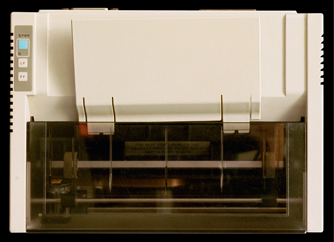 HP Virtual Museum: Hewlett-Packard ThinkJet, 1984