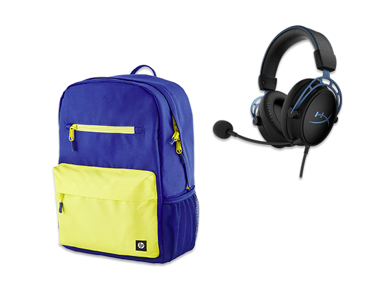 Customer Reviews: HP Campus Blue Backpack + HyperX Cloud
