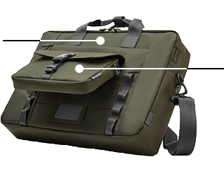 HP 15.6 Modular Laptop Bag